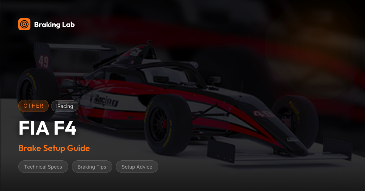 FIA F4 Brake Setup Guide | Braking Lab